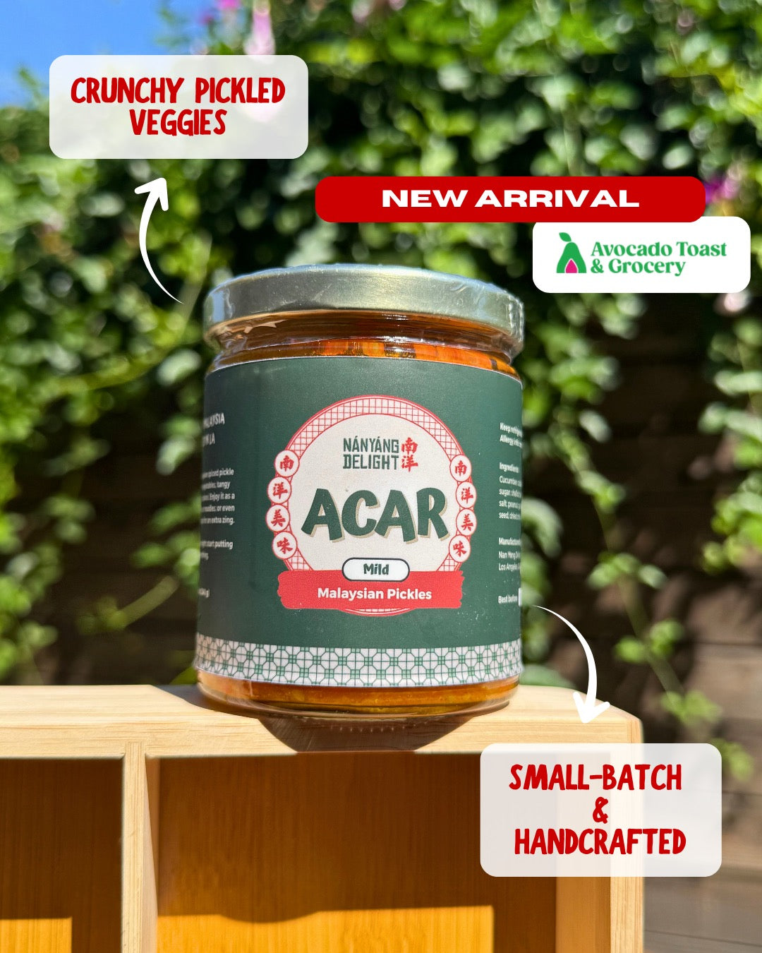 Acar from Nanyang Delight Mild 8.5 oz | Avocado Toast